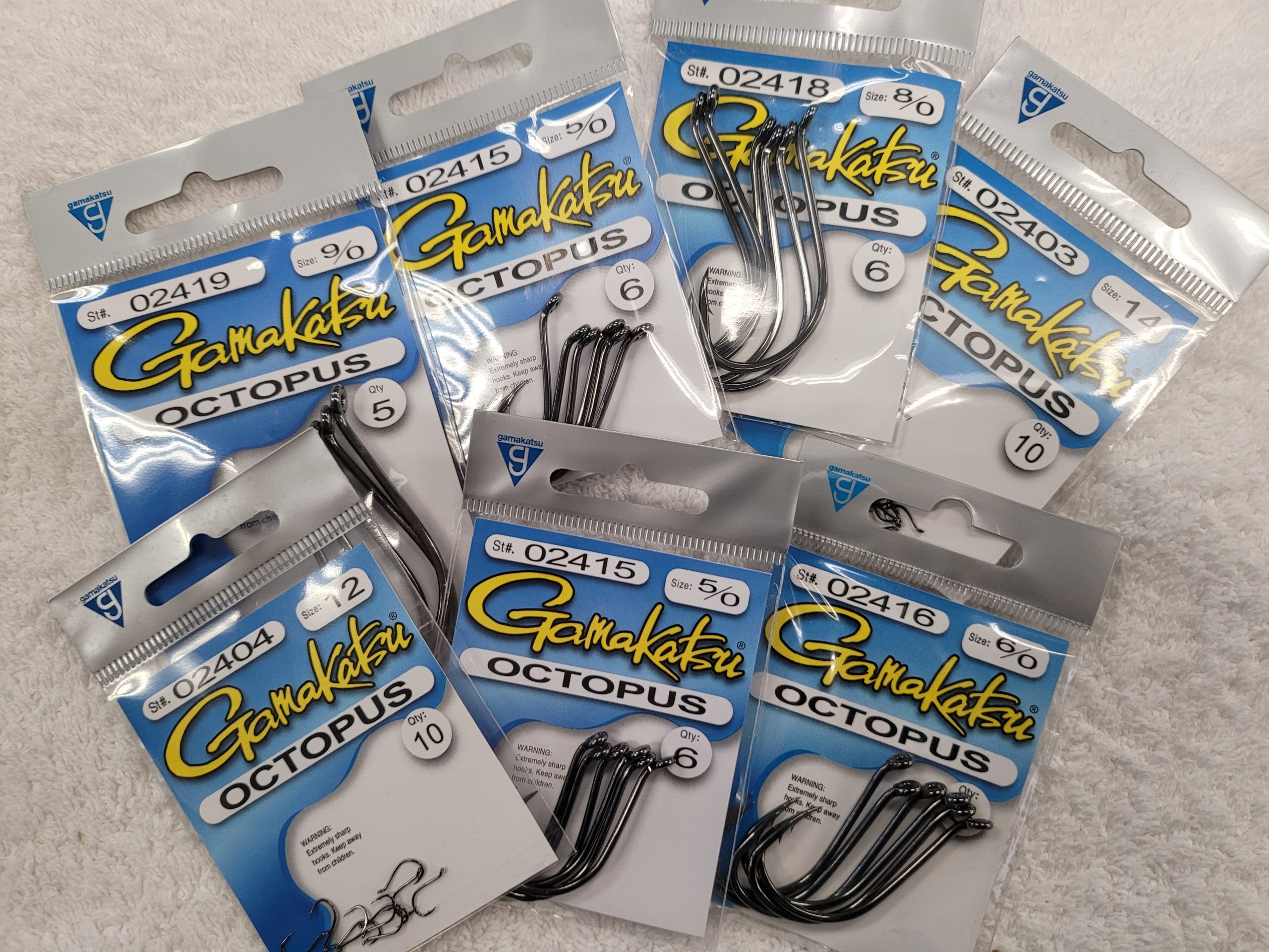 Gamakatsu Octopus Hooks Small Pack – New Welcome to FishingEastCoast.com